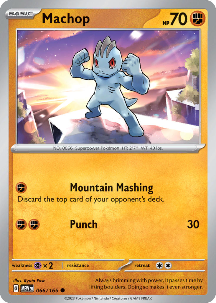 Machop 066/165 - Wert, Bild & Seltenheit | Pokemonkarte.de