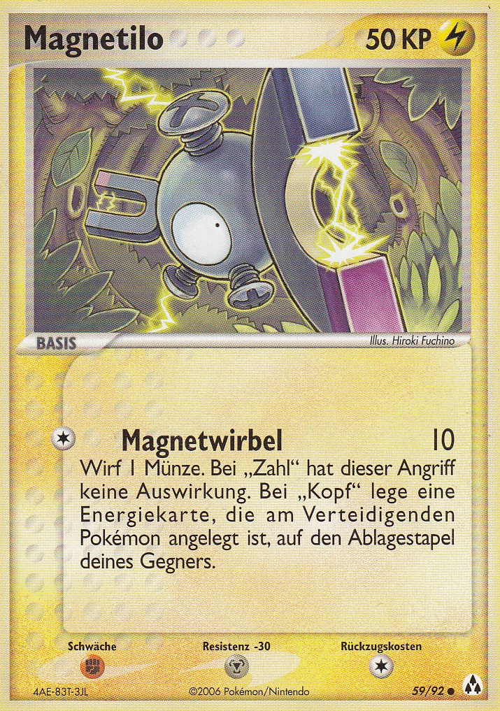 Magnetilo 59/92 - Wert, Bild, Künstler & Seltenheit | Pokemonkarte.de