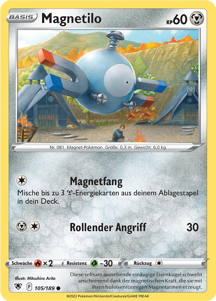 Magnetilo 105/189 - Wert, Bild & Seltenheit | Pokemonkarte.de
