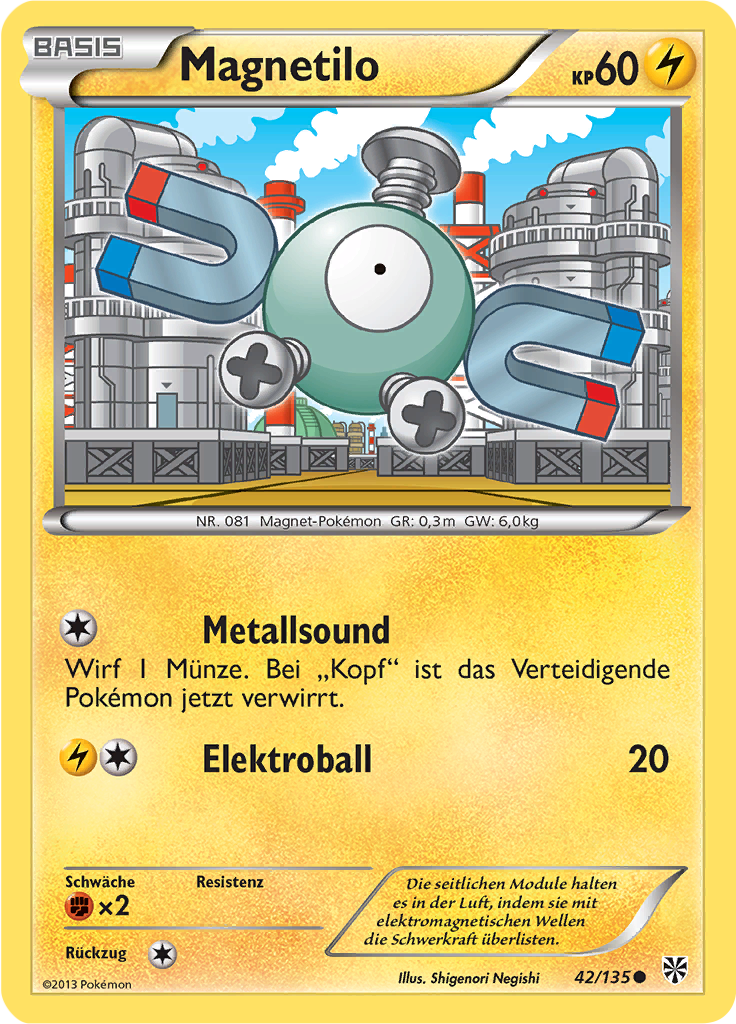 Magnetilo 42/135 - Wert, Bild & Seltenheit | Pokemonkarte.de