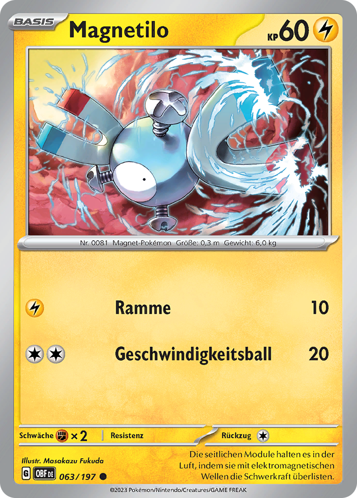 Magnetilo 063/197 - Wert, Bild & Seltenheit | Pokemonkarte.de