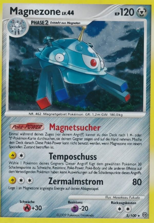 Magnezone 5/100 - Wert, Bild & Seltenheit | Pokemonkarte.de
