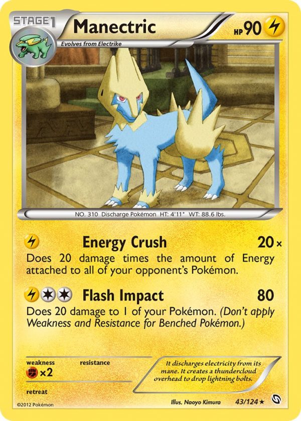 Manectric 43/124 - Wert, Bild & Seltenheit | Pokemonkarte.de