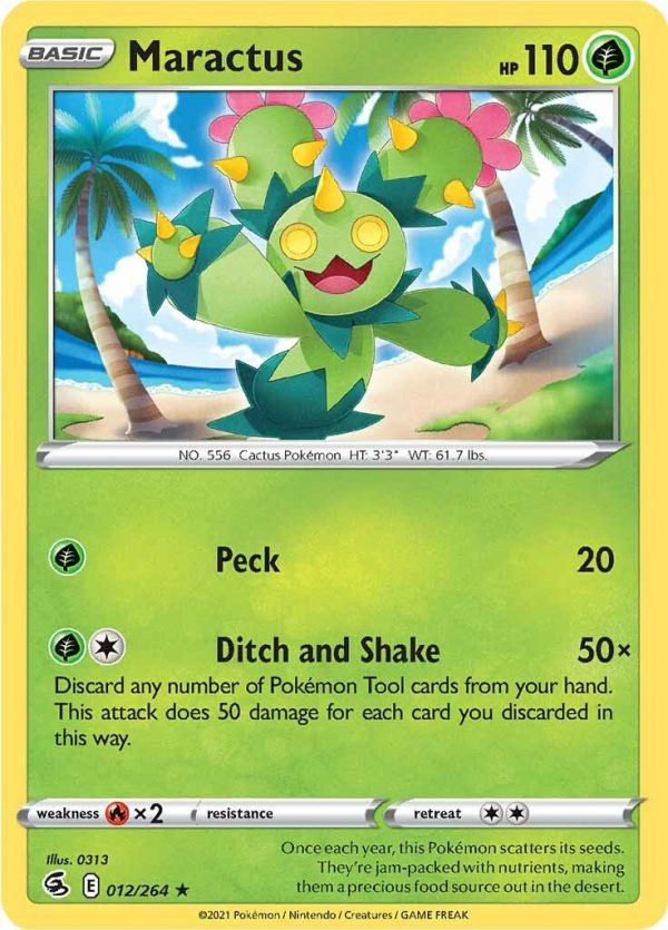 Maractus 012/264 - Wert, Bild & Seltenheit | Pokemonkarte.de