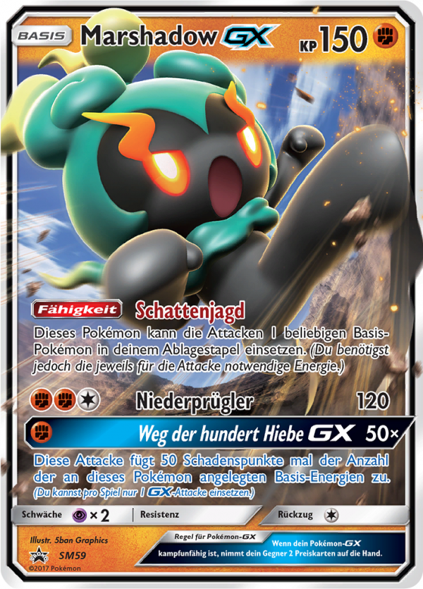 Marshadow-GX SM59 - Wert, Bild & Seltenheit | Pokemonkarte.de