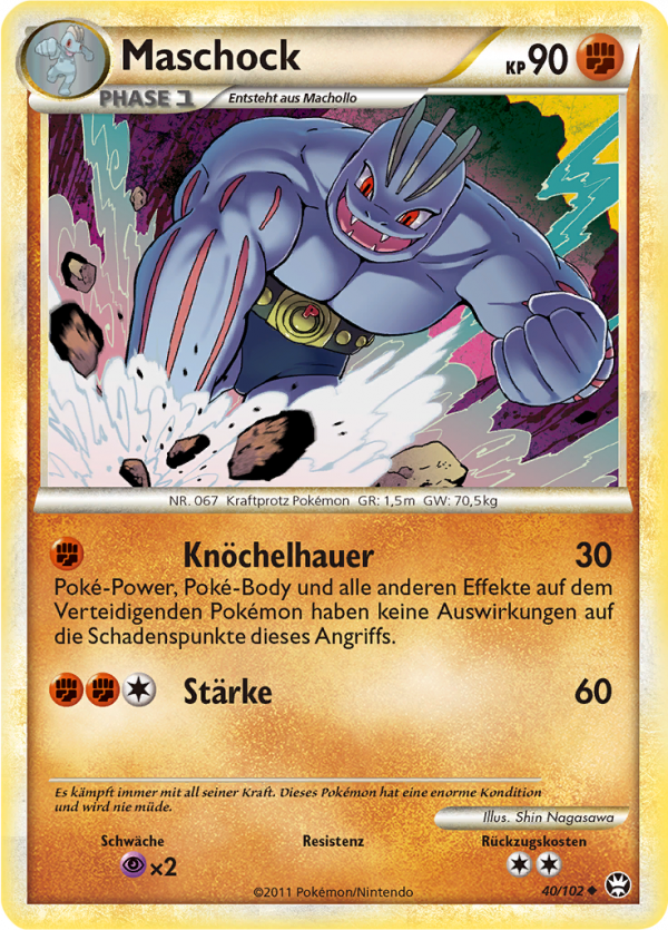 Maschock 40/102 - Wert, Bild & Seltenheit | Pokemonkarte.de