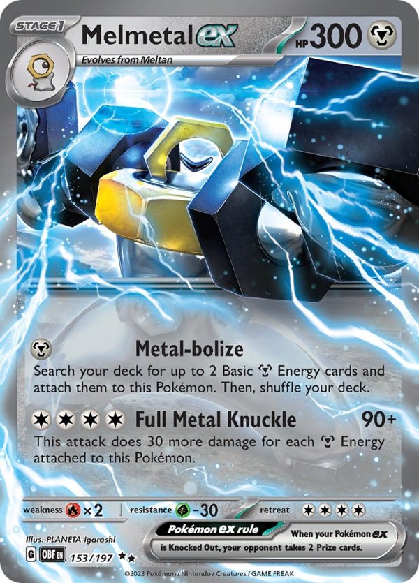 Melmetal ex 153/197 - Wert, Bild & Seltenheit | Pokemonkarte.de