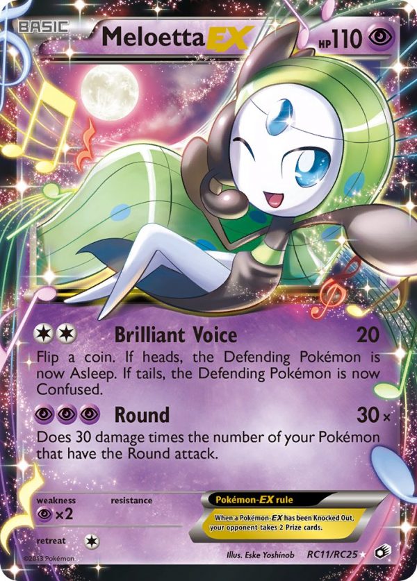 Meloetta-EX RC11/RC25 - Wert, Bild & Seltenheit | Pokemonkarte.de