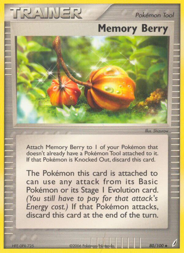 Memory Berry 80/100 - Wert, Bild & Seltenheit | Pokemonkarte.de