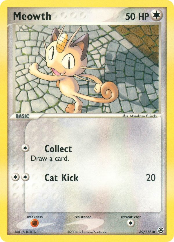 Meowth 69/112 - Wert, Bild & Seltenheit | Pokemonkarte.de