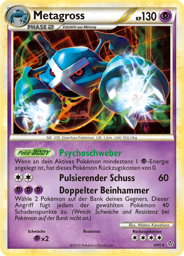 Metagross 4/95 - Wert, Bild & Seltenheit | Pokemonkarte.de
