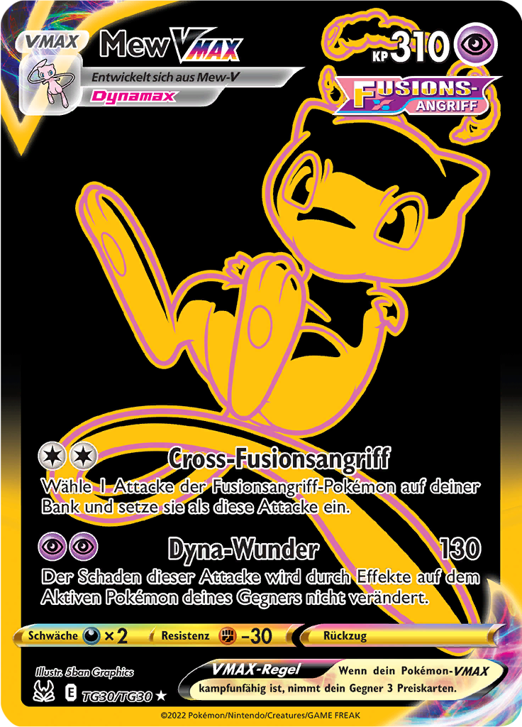 Mew VMAX TG30/TG30 - Wert, Bild & Seltenheit | Pokemonkarte.de