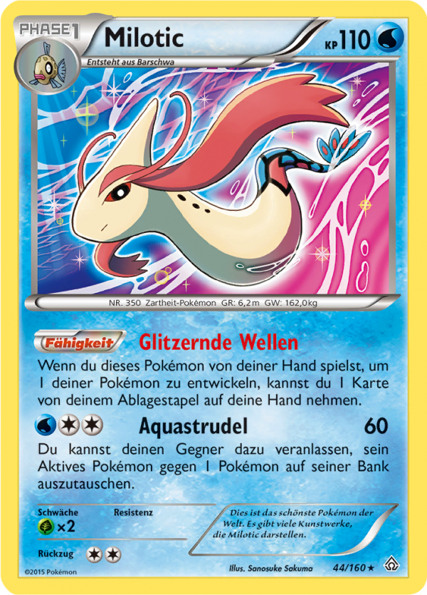 Milotic 44/160 - Wert, Bild & Seltenheit | Pokemonkarte.de