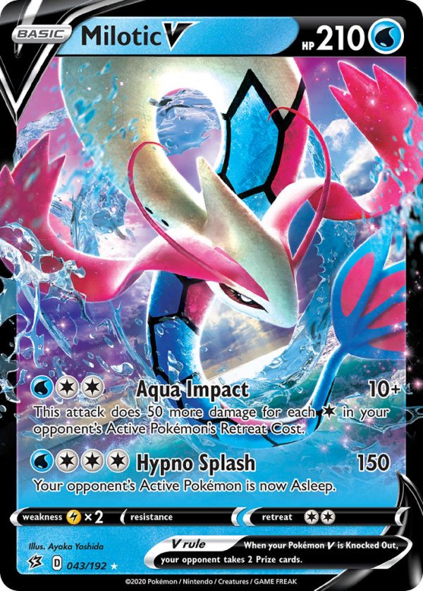 Milotic V 043/192 - Wert, Bild & Seltenheit | Pokemonkarte.de