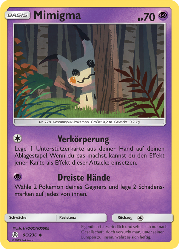 Mimigma 96/236 - Wert, Bild & Seltenheit | Pokemonkarte.de