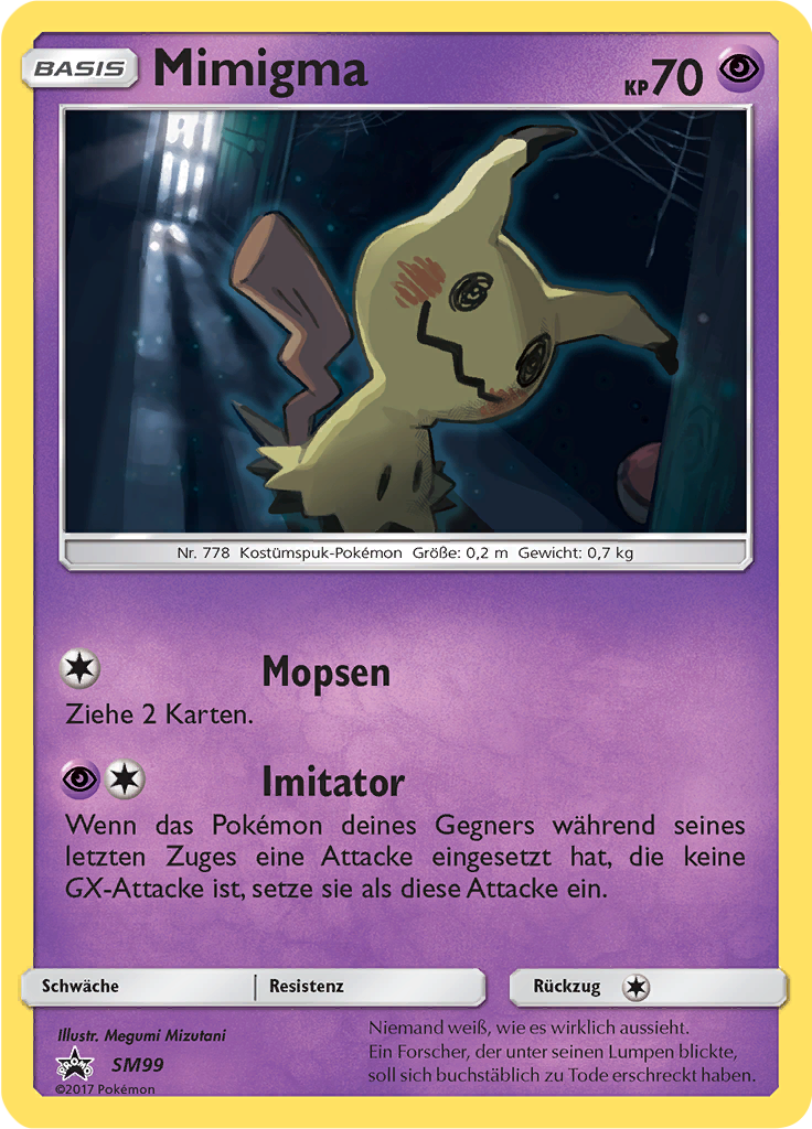 Mimigma SM99 - Wert, Bild & Seltenheit | Pokemonkarte.de