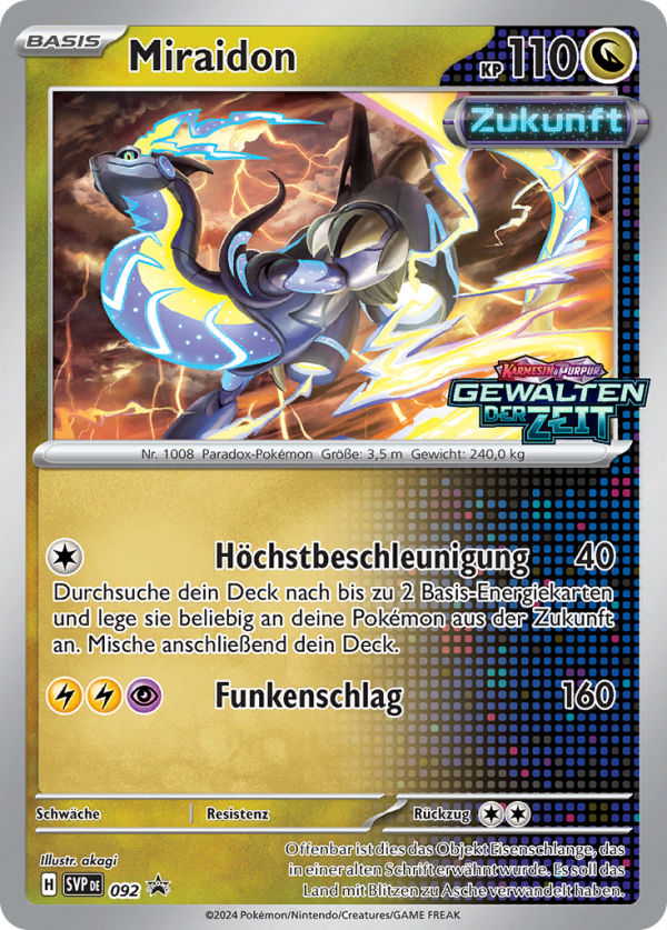 Miraidon (#1008) deutsche Pokémon-Karten: Komplette Übersicht mit ...