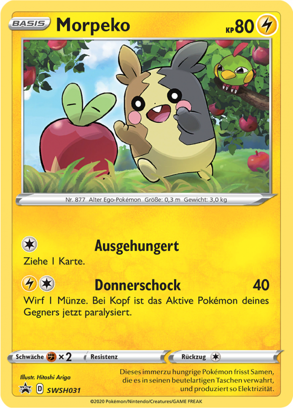 Morpeko SWSH031 - Wert, Bild & Seltenheit | Pokemonkarte.de