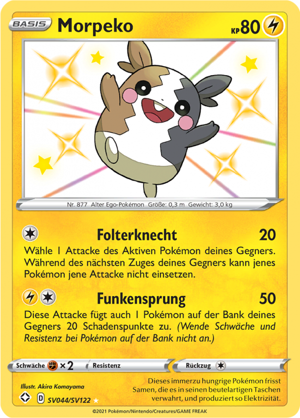 Morpeko SV044/SV122 - Wert, Bild & Seltenheit | Pokemonkarte.de