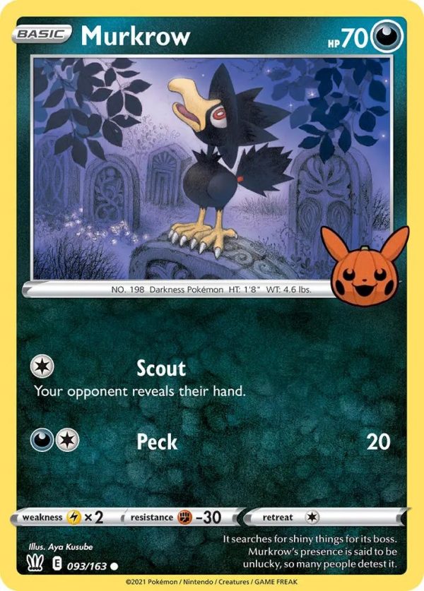 Murkrow 093/163 - Wert, Bild & Seltenheit | Pokemonkarte.de