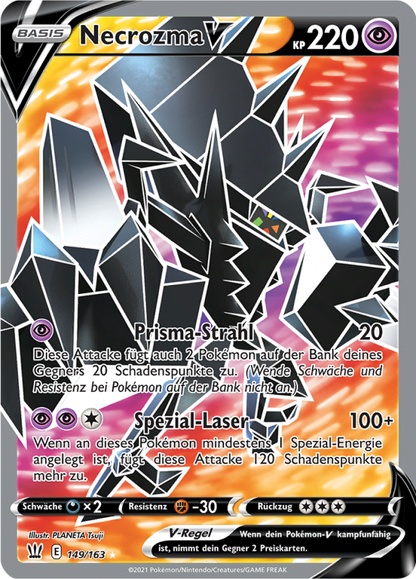 Necrozma V 149/163 - Wert, Bild & Seltenheit | Pokemonkarte.de
