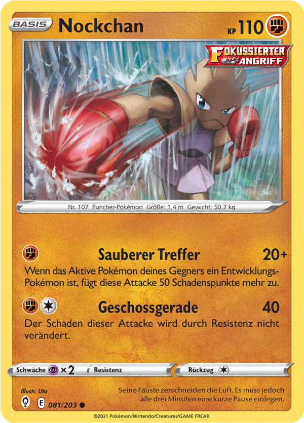 Nockchan 081/203 - Wert, Bild & Seltenheit | Pokemonkarte.de