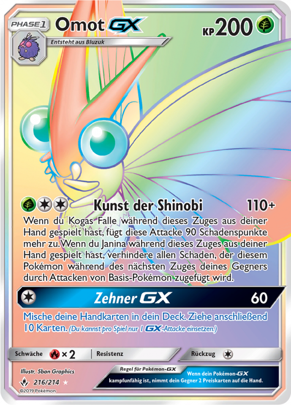 Omot 216/214 - Wert, Bild & Seltenheit | Pokemonkarte.de