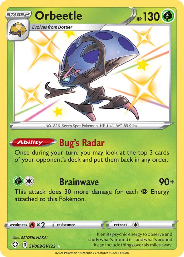 Orbeetle SV009/SV122 - Wert, Bild & Seltenheit | Pokemonkarte.de