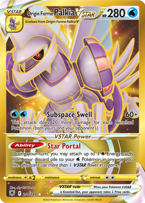 Origin Form Palkia 208/189 - Wert, Bild, Künstler & Seltenheit | Pokemonkarte.de
