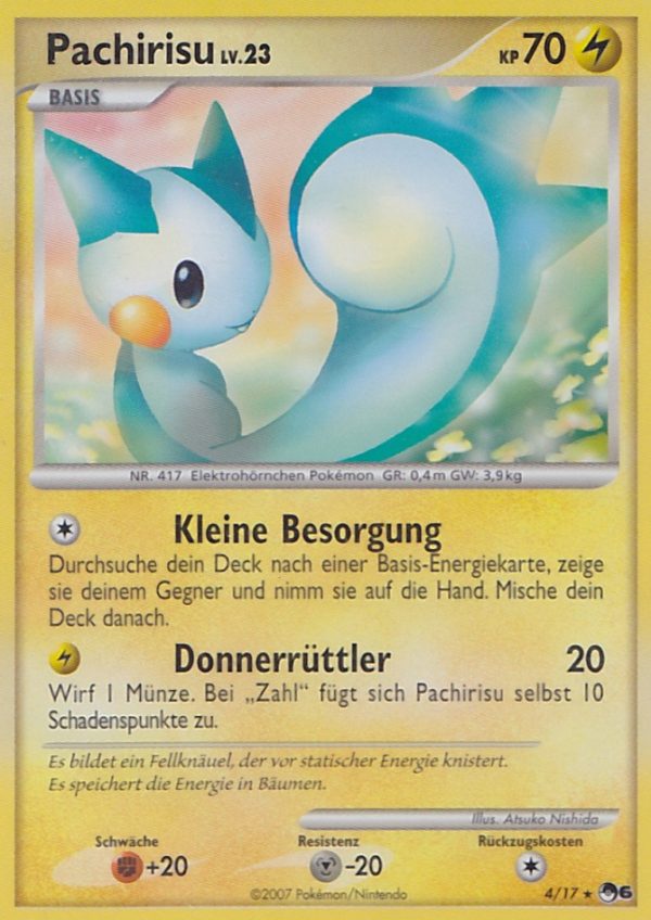 Pachirisu 4/17 - Wert, Bild & Seltenheit | Pokemonkarte.de
