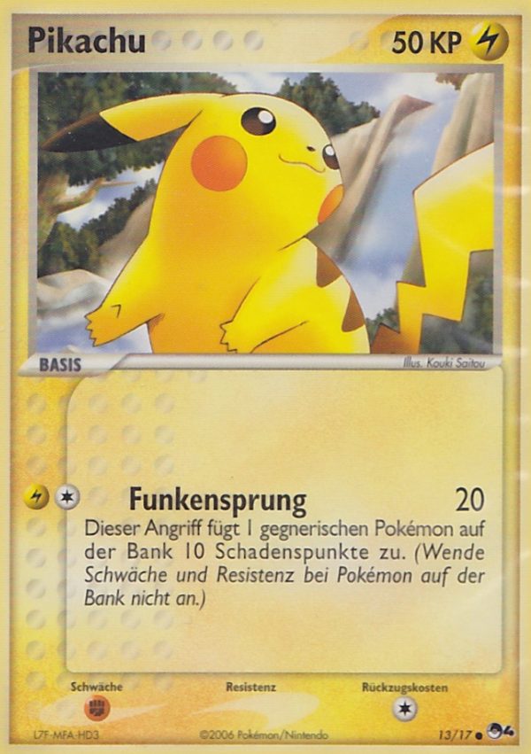 Pikachu 13/17 - Wert, Bild & Seltenheit | Pokemonkarte.de