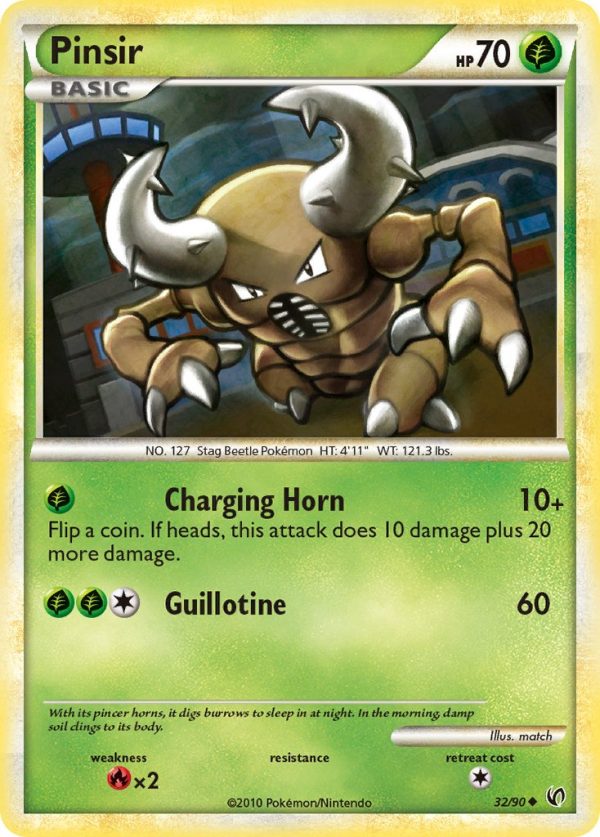 Pinsir 32/90 - Wert, Bild & Seltenheit | Pokemonkarte.de