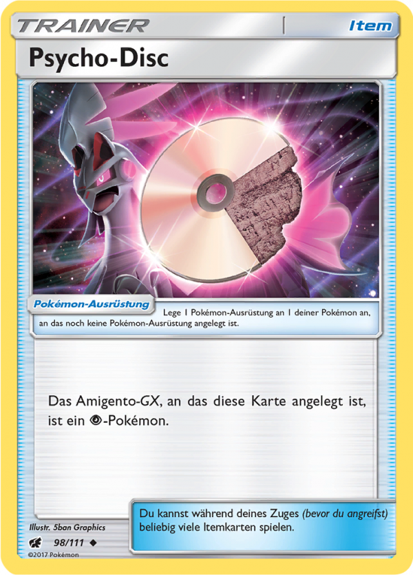 Psycho-Disc 98/111 - Wert, Bild & Seltenheit | Pokemonkarte.de