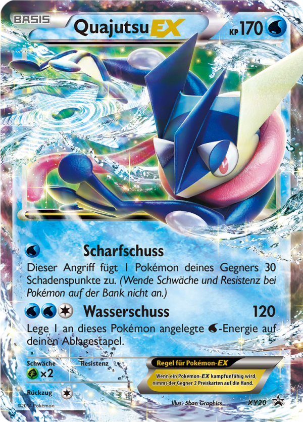 Quajutsu-EX XY20 - Wert, Bild & Seltenheit | Pokemonkarte.de