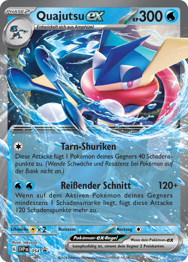 Quajutsu-ex 054 - Wert, Bild & Seltenheit | Pokemonkarte.de