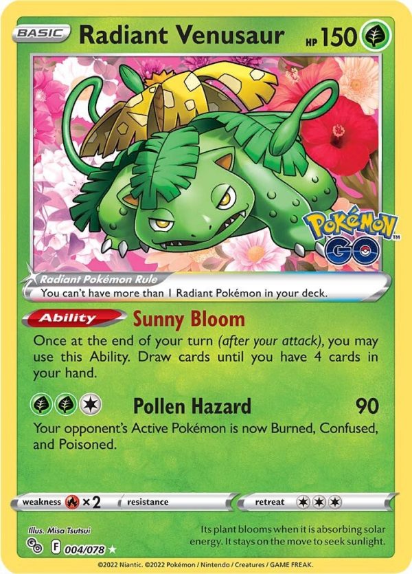 Radiant Venusaur 004/078 - Wert, Bild & Seltenheit | Pokemonkarte.de