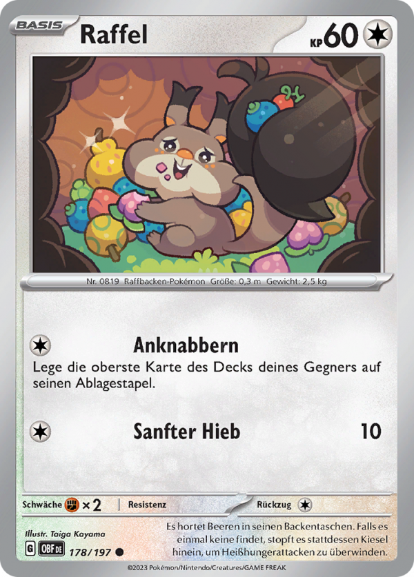 Raffel 178/197 - Wert, Bild & Seltenheit | Pokemonkarte.de