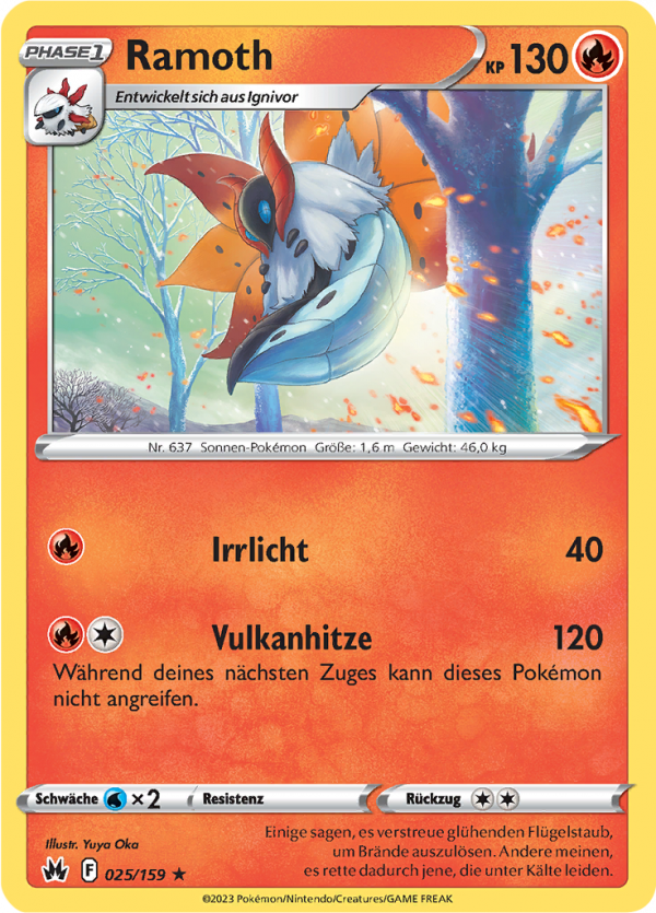 Ramoth 025/159 - Wert, Bild & Seltenheit | Pokemonkarte.de