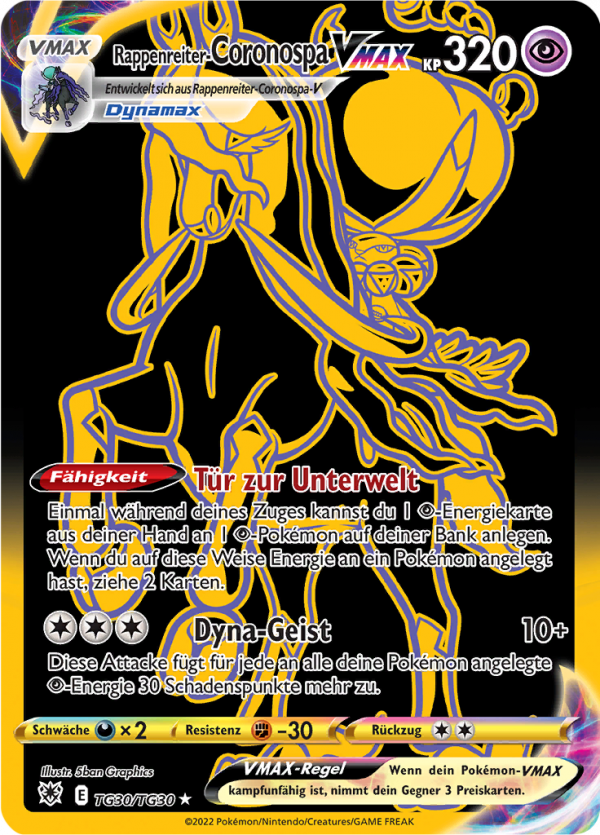 Rappenreiter-Coronospa VMAX TG30/TG30 - Wert, Bild & Seltenheit | Pokemonkarte.de