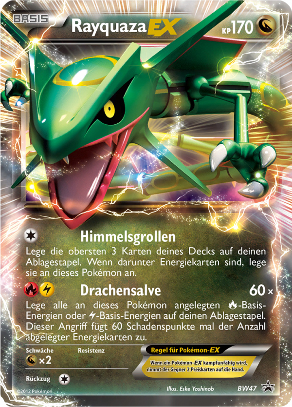 Rayquaza-EX BW47 - Wert, Bild & Seltenheit | Pokemonkarte.de