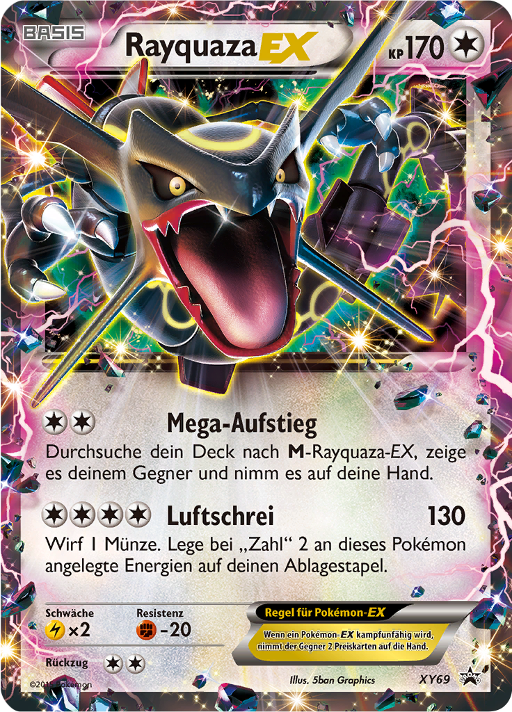 Rayquaza-EX XY69 - Wert, Bild & Seltenheit | Pokemonkarte.de