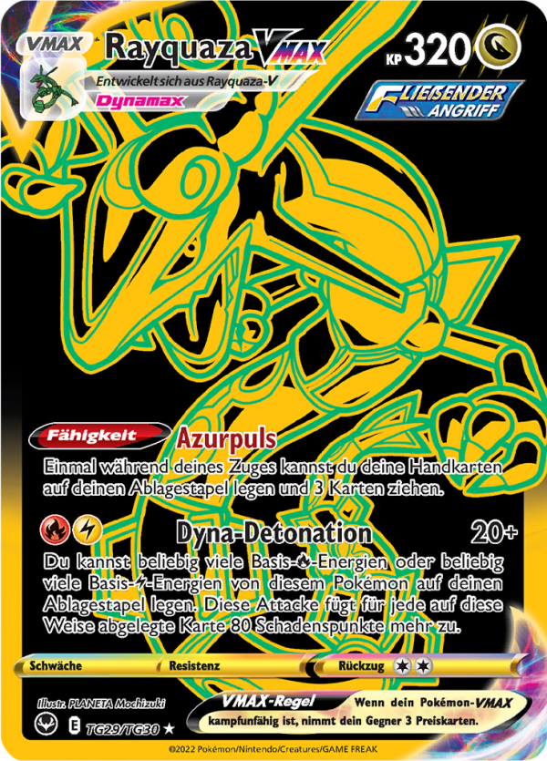 Rayquaza VMAX TG29/TG30 - Wert, Bild & Seltenheit | Pokemonkarte.de