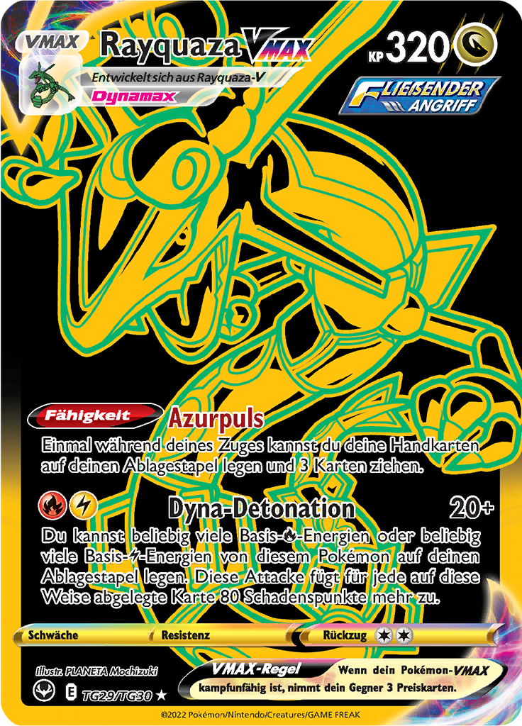Rayquaza VMAX TG29/TG30 - Wert, Bild & Seltenheit | Pokemonkarte.de