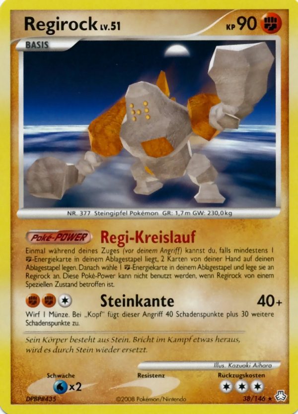 Regirock 38/146 - Wert, Bild & Seltenheit | Pokemonkarte.de