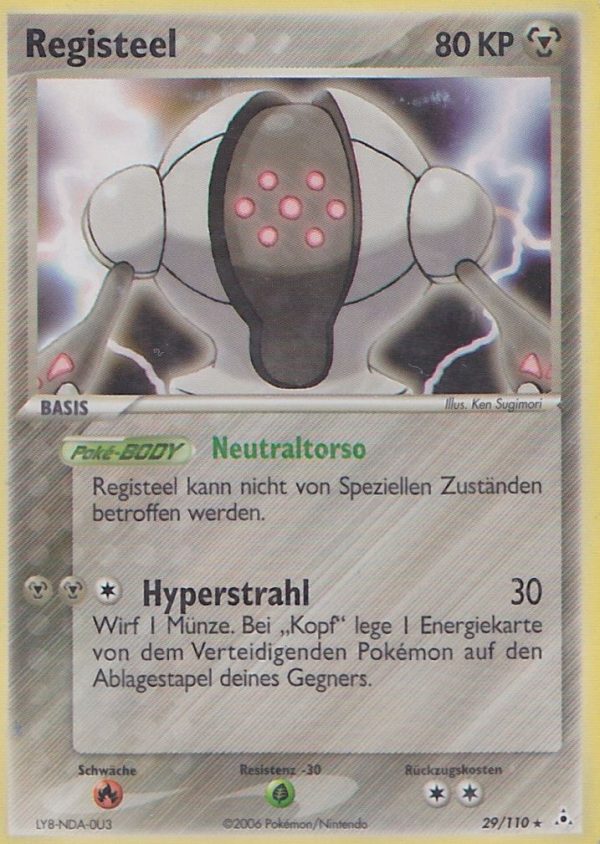 Registeel 29/110 - Wert, Bild, Künstler & Seltenheit | Pokemonkarte.de