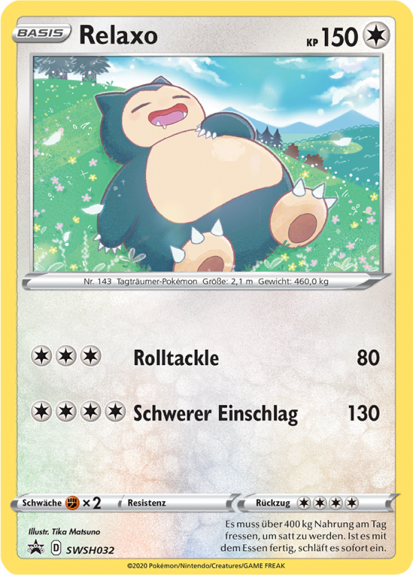 Relaxo (#0143) deutsche Pokémon-Karten: Komplette Übersicht mit Preisen ...