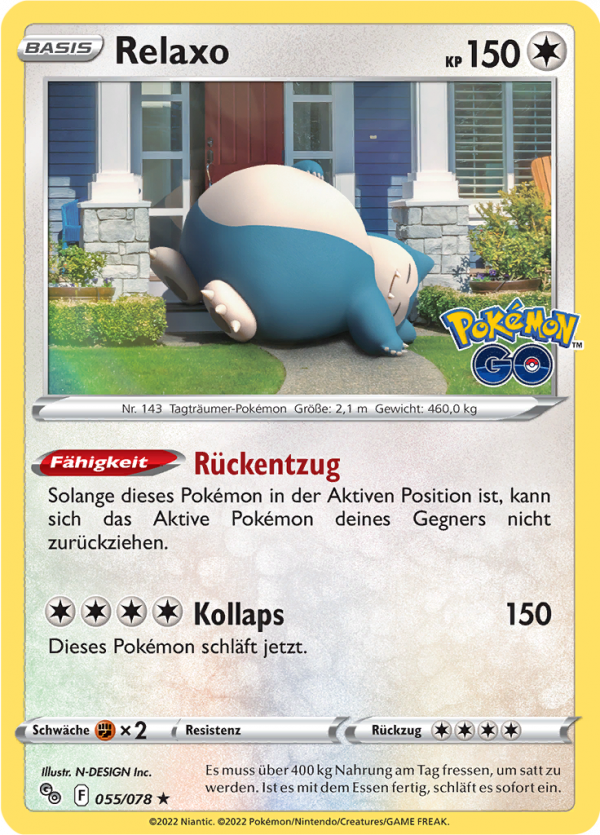 Relaxo (#0143) deutsche Pokémon-Karten: Komplette Übersicht mit Preisen ...
