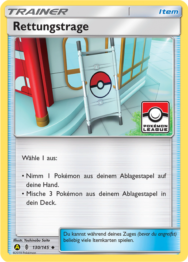 Rettungstrage 130a/145 - Wert, Bild & Seltenheit | Pokemonkarte.de
