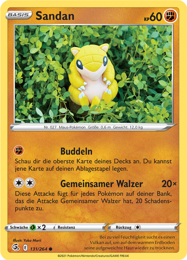 Sandan 131/264 - Wert, Bild, Künstler & Seltenheit | Pokemonkarte.de