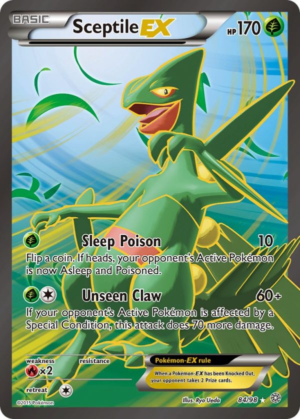 Sceptile-EX 84/98 - Wert, Bild & Seltenheit | Pokemonkarte.de